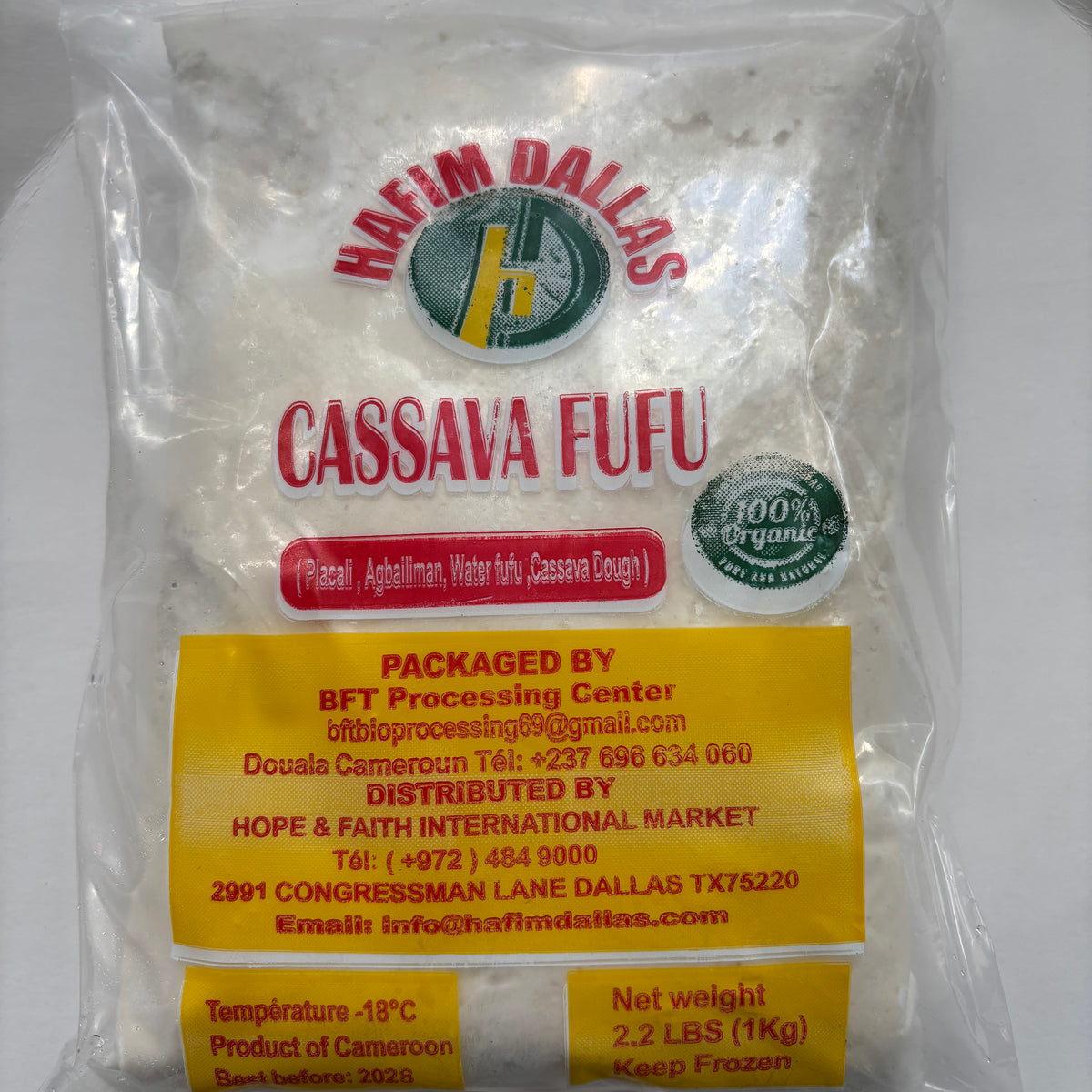 Hafim Dallas Cassava Fufu – GRACE FARMERS MARKET
